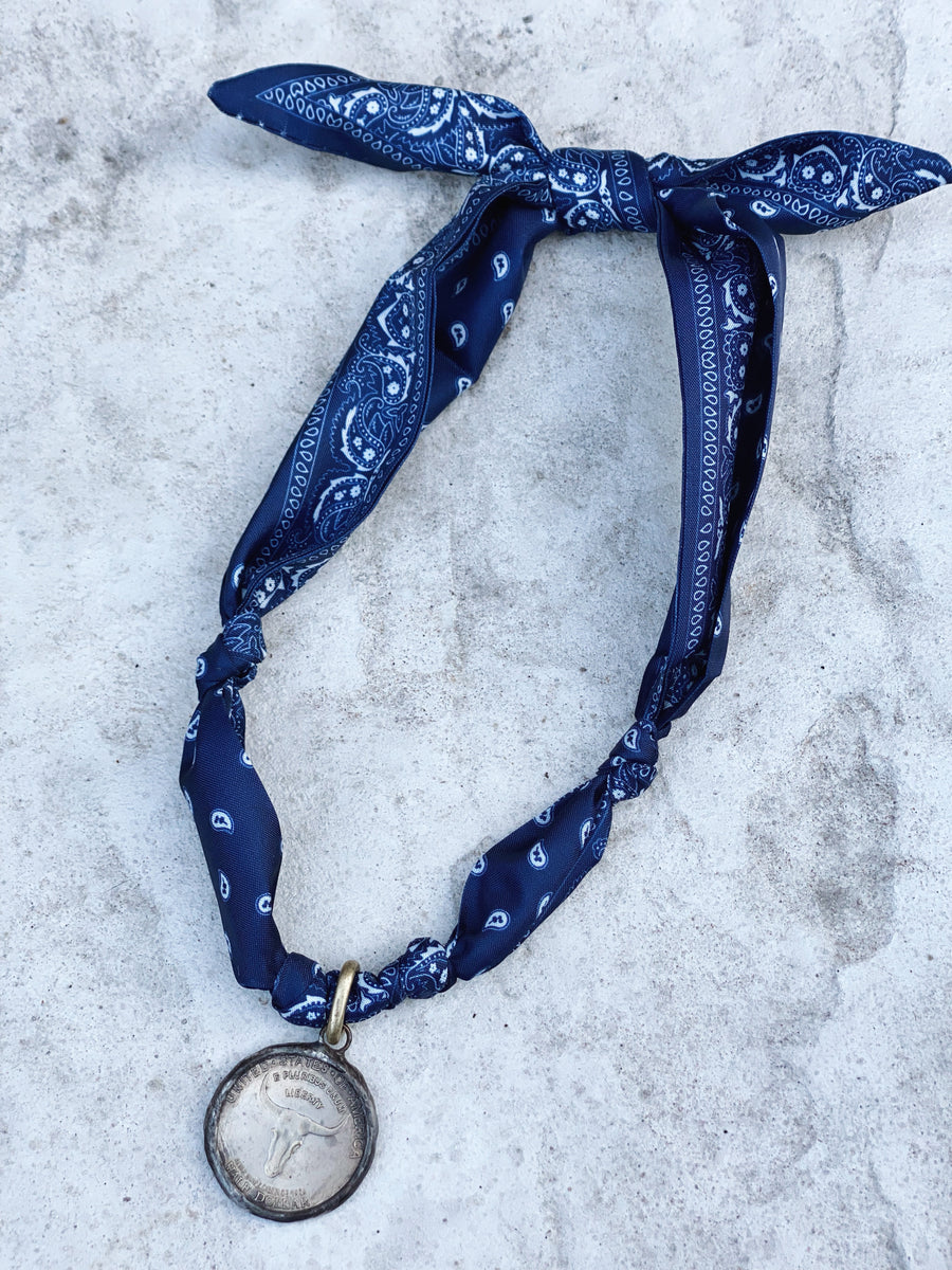 Randa Longhorn Coin Scarf Necklace – Bungalow 123