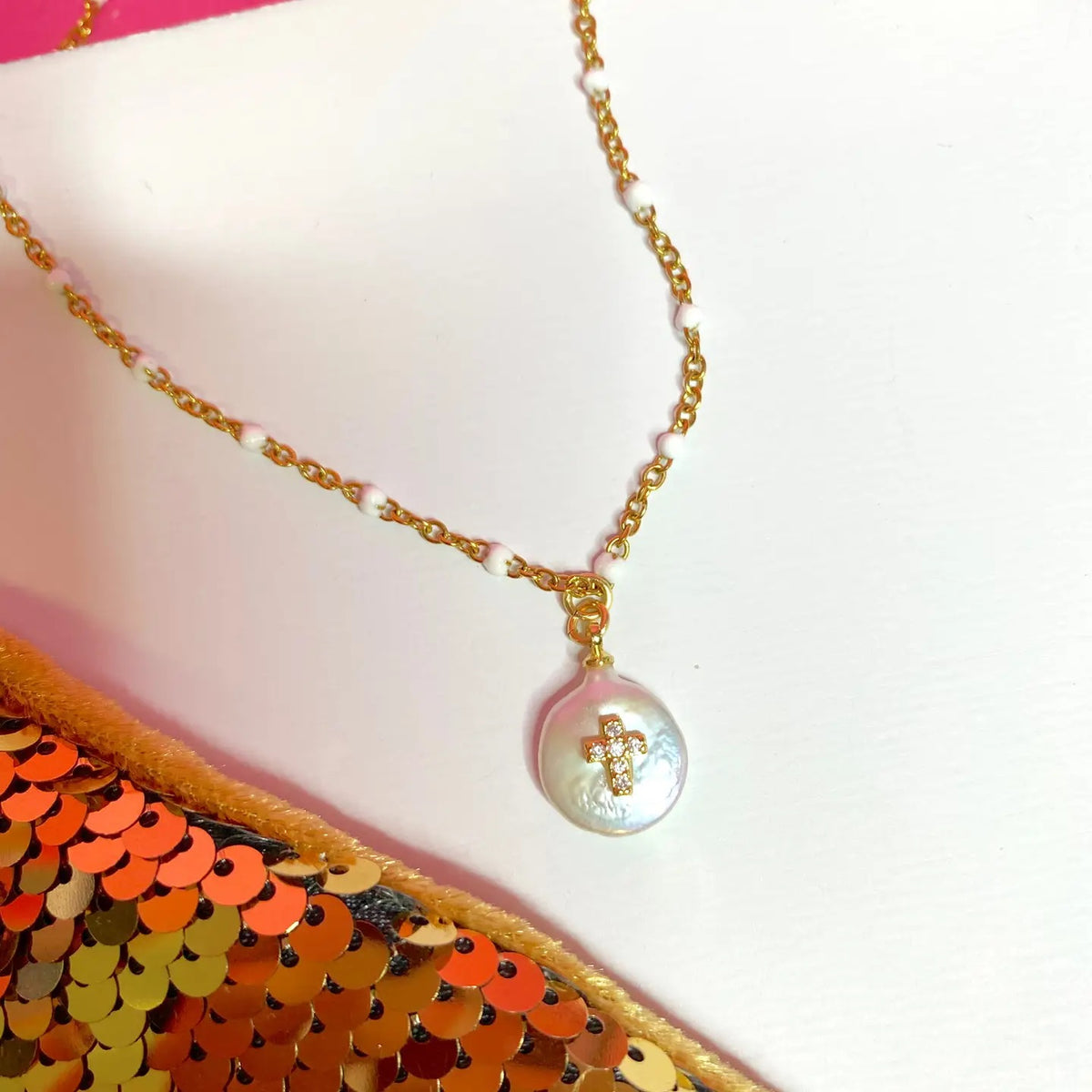 Madison Cross Necklace – Bungalow 123