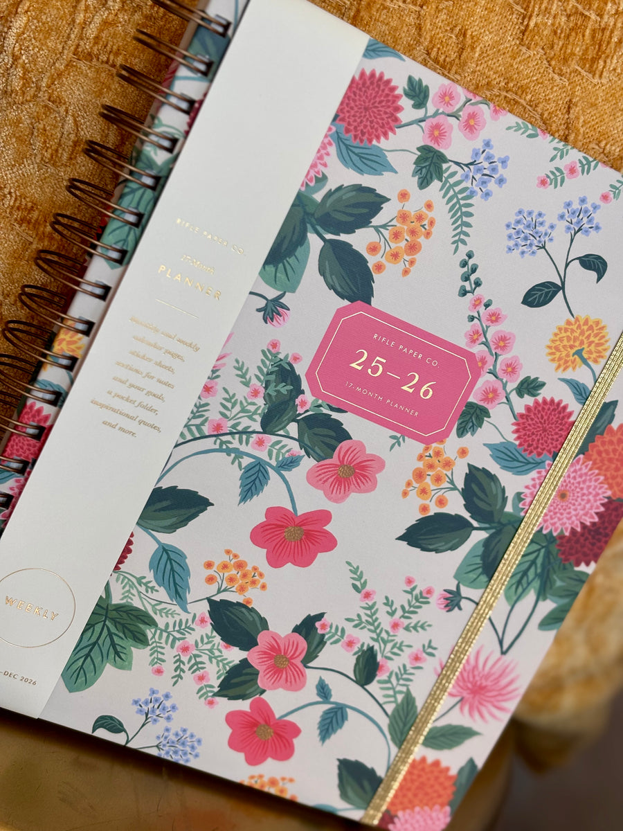 2026 17-Month Academic Hardcover Spiral Planner – Bungalow 123